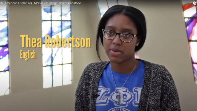 English Program | McDaniel College Literature & Writing